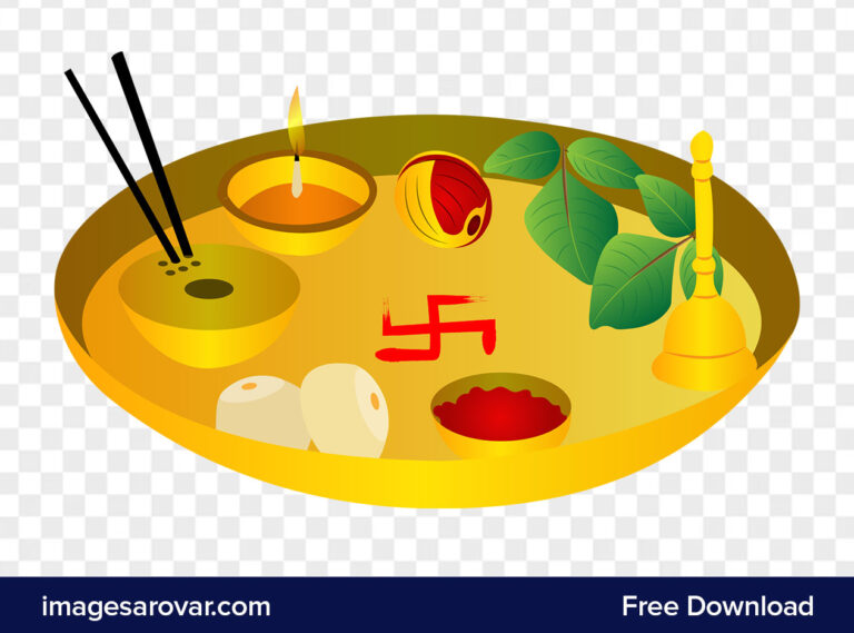 Pooja thali png vector illustration free download - Image Sarovar ...