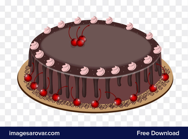 Birthday Chocolate Cake Png Vector Clipart Free Download - Image ...
