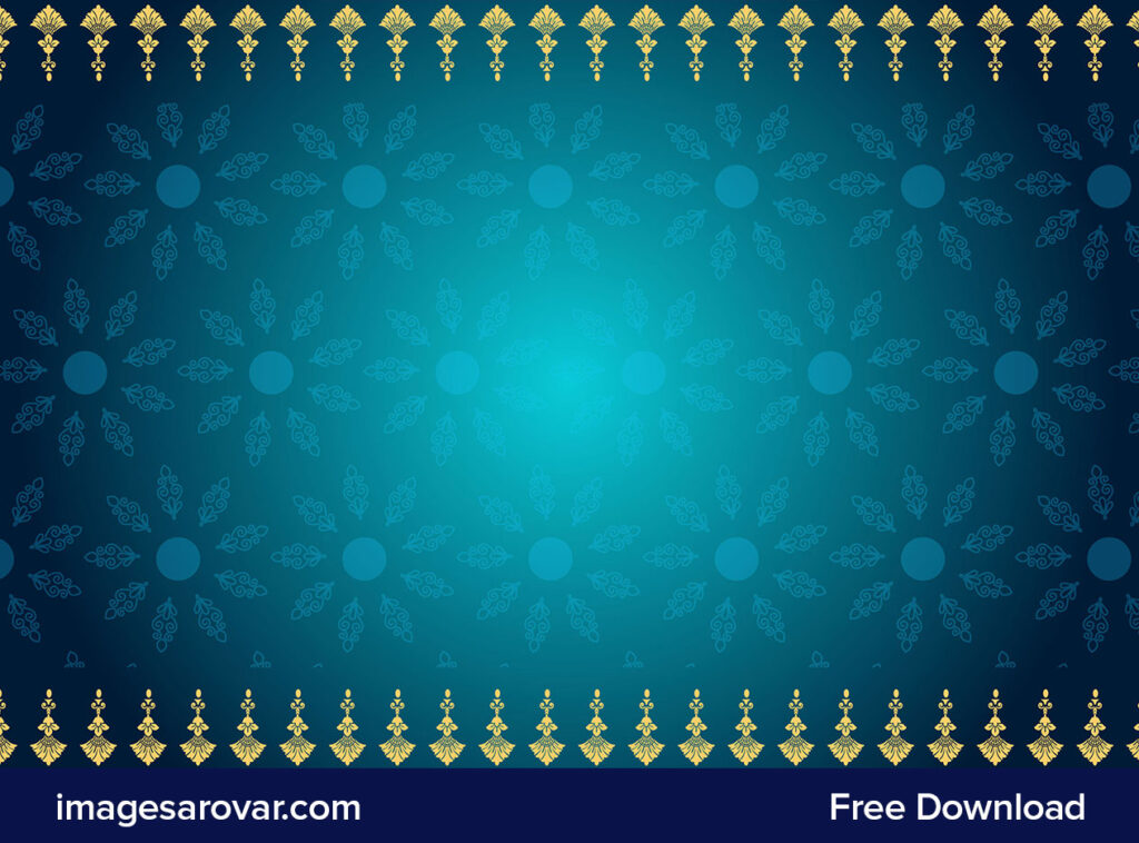 Classic Traditional Blue Background Vector Illustration Free Download ...