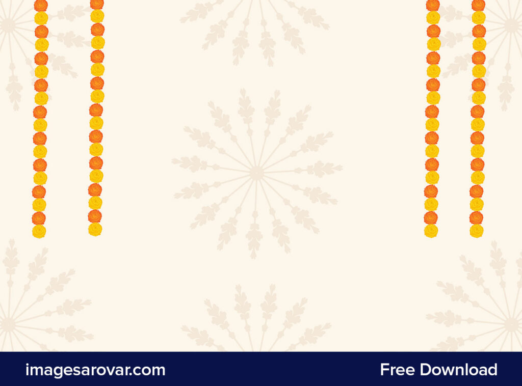 Traditional Hindu Festival Background Vector Free Download - Image ...