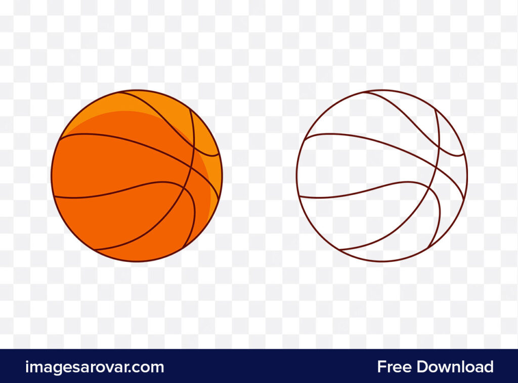 2 Basketball Clipart Set Png Vector Free Download - Image Sarovar ...