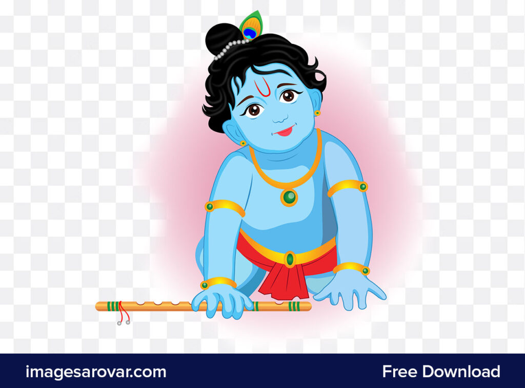 Happy Krishna Janmashtami | Laddu Gopal Krishna Png Clipart Vector Free ...